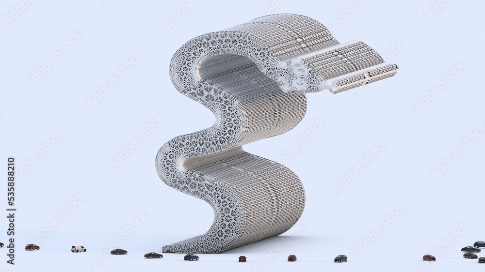 Illustration for modelers, architects, and civil engineers to build ...