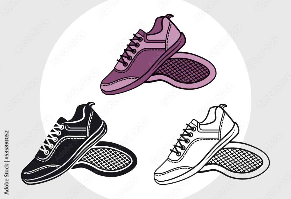 Sneakers SVG Monogram, Sneakers Svg, Shoes Svg, Running Shoes Svg ...