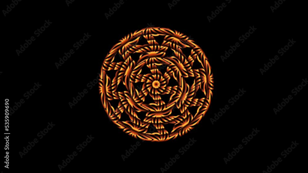 Beautiful circular circle colour golden gold gradient art pattern of ...