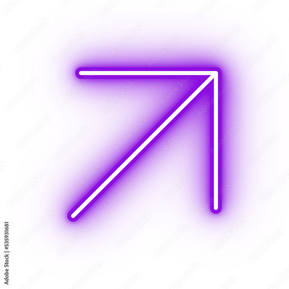 Neon purple arrow icon, glowing arrow icon on transparent background ... Neon purple arrow icon, glowing arrow icon on transparent background ...