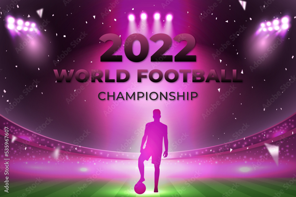 Fifa World Cup 2022 Background On The Theme Of World Football