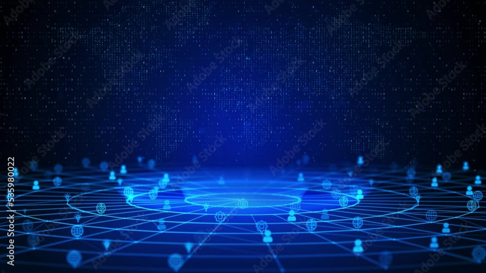 Fingerprint Text Future Digital Technology Ai Cyber Space deep learning ...