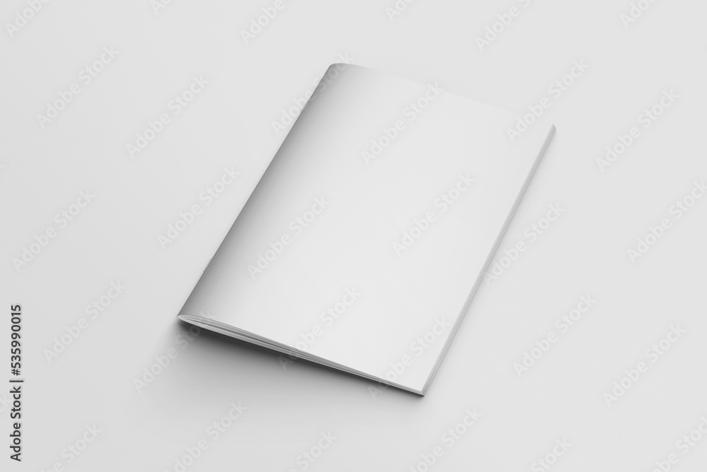 Blank glossy magazine cover mockup Stock Photo | Adobe Stock