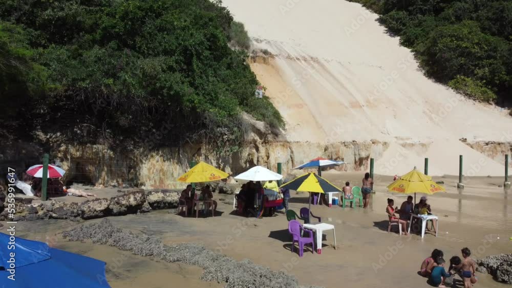 Natal Brazil by Drone 4k. Legendary Brazilian Beaches. Northeast ...