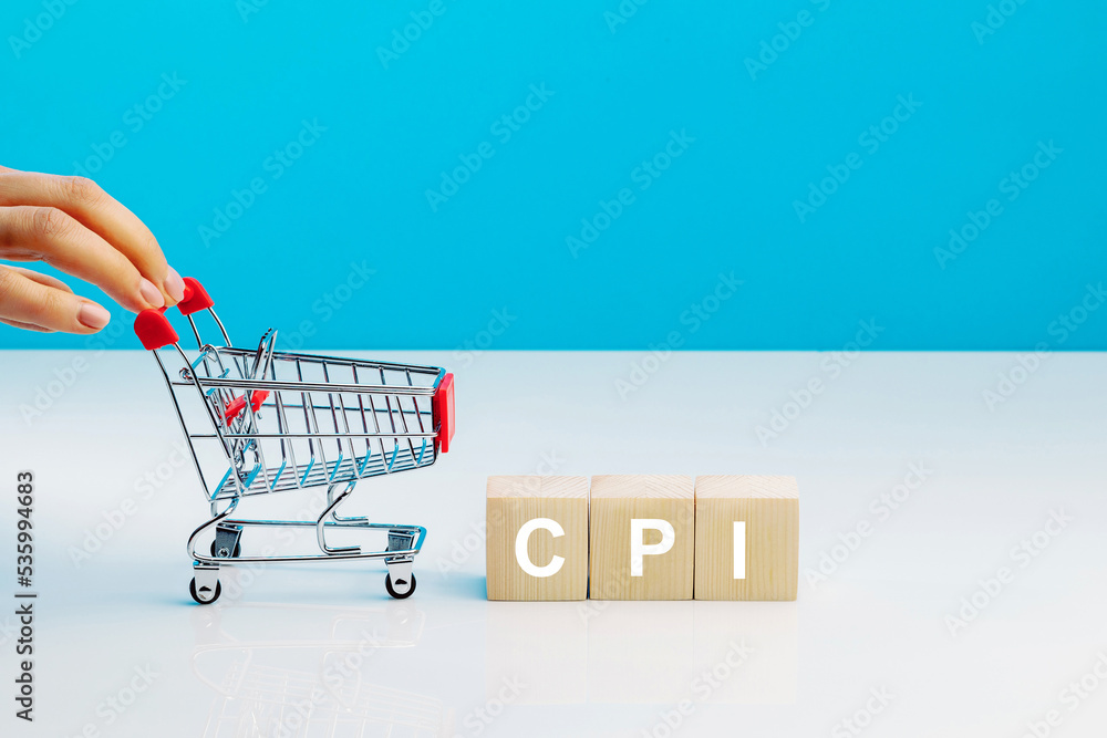 CPI - Consumer Price Index symbol.Letter block in word CPI abbreviation ...
