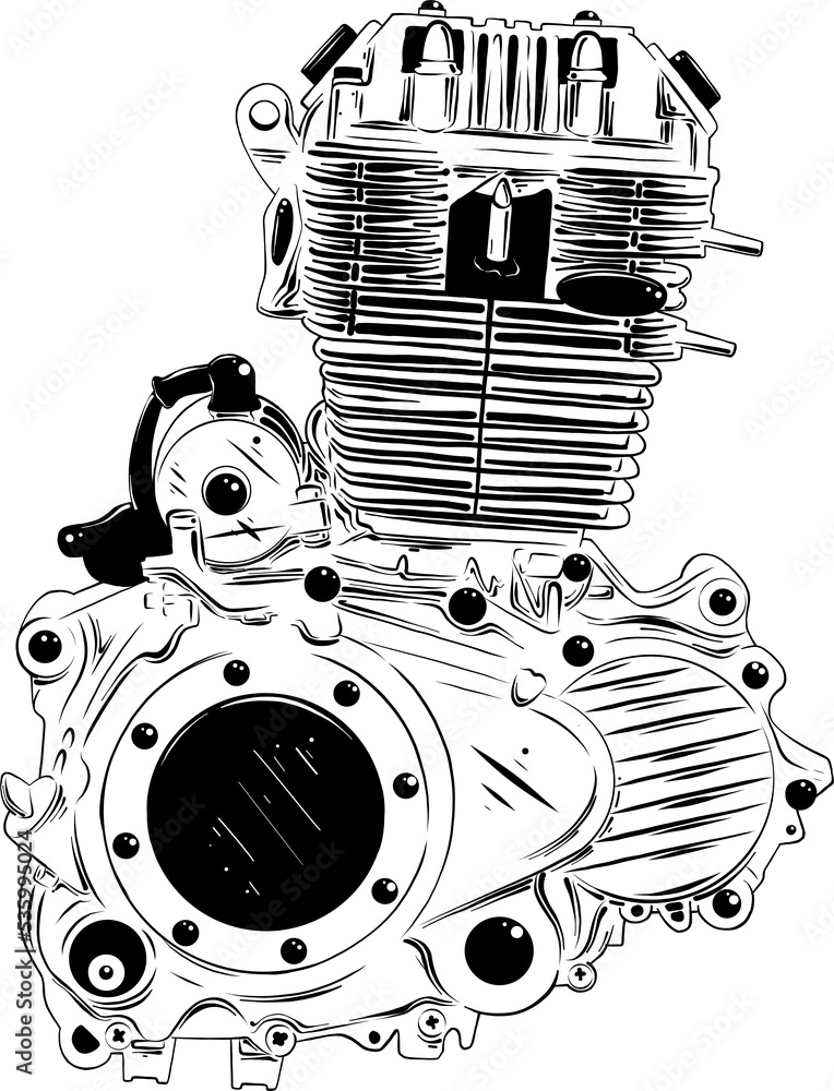 PNG engraved style illustration for posters, decoration and print. Hand ...