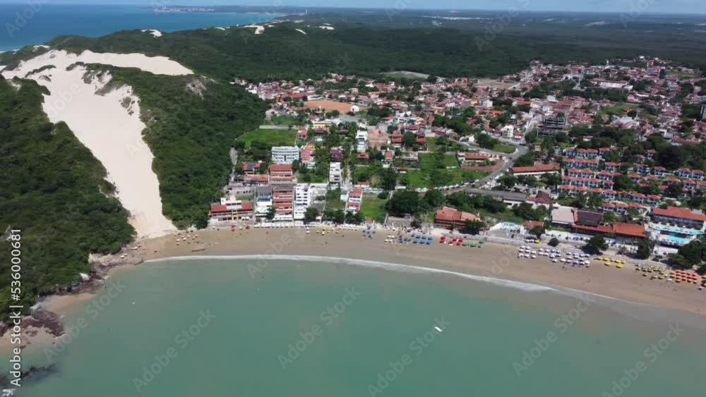Natal Brazil by Drone 4k. Legendary Brazilian Beaches. Northeast ...