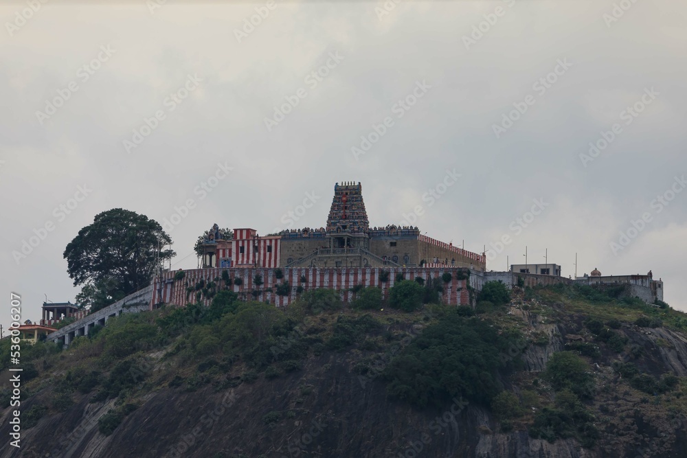 Thirumalai Murugan Temple-Tenkasi-Tamilnadu - Mountain temple Stock ...