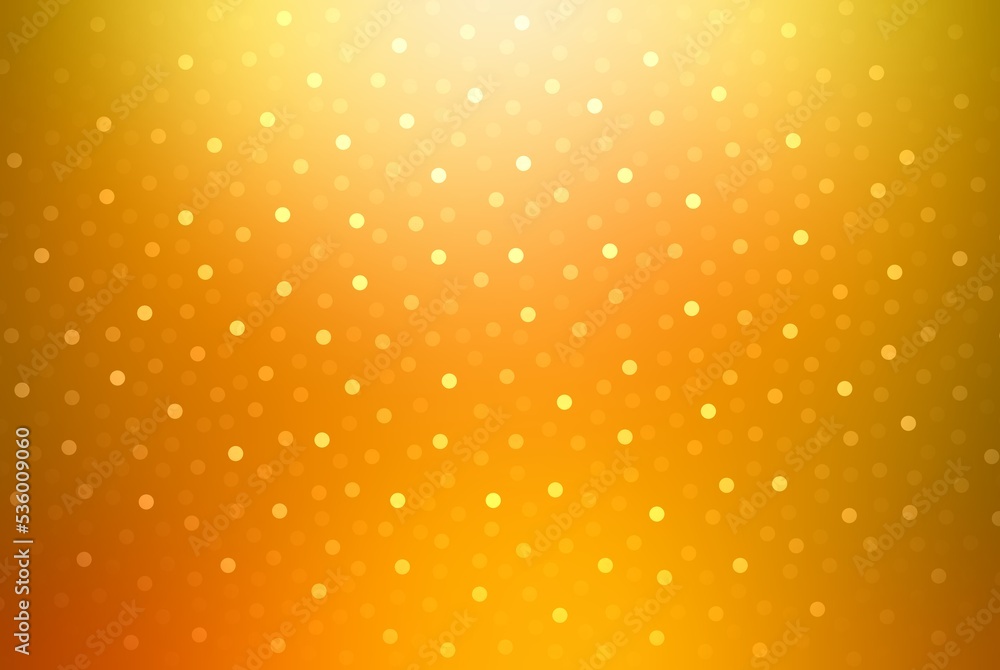 Bright yellow sparkling bokeh empty glowing background for autumn ...