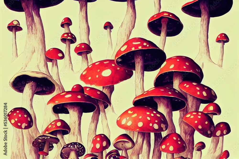 Most beautiful mushroom collage. All photos are individually ...