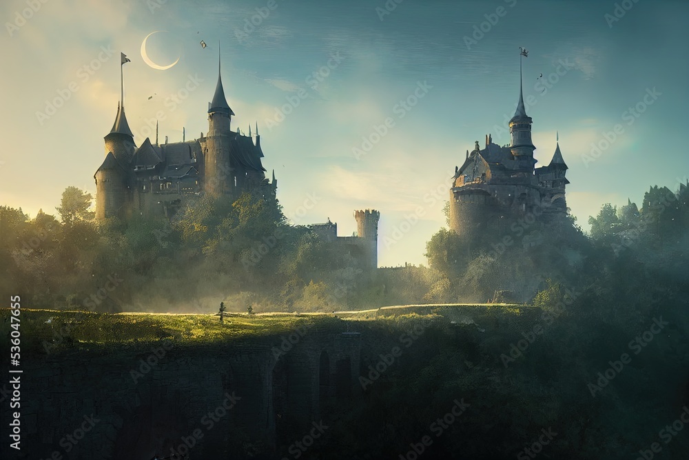 Medieval Castle Concept Art