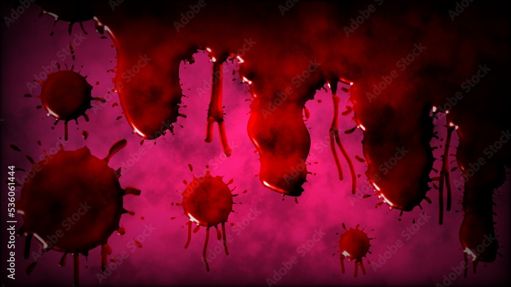 red background illustration with blood splatter, scary background ...