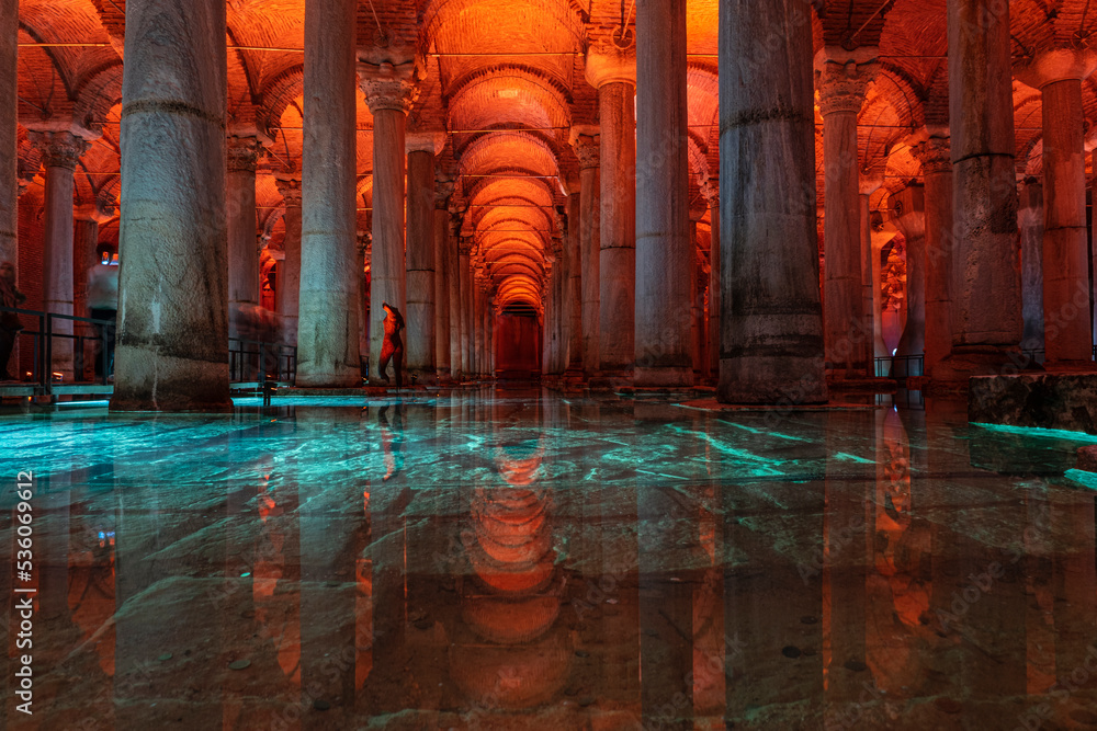 Photo & Art Print Yerebatan Saray - Basilica Cistern in Istanbul, Yasin