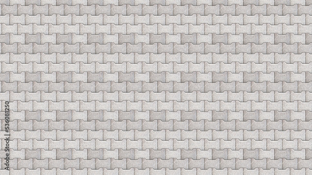 Paving stone. Seamless brick pavement texture background. Gray bricks ...