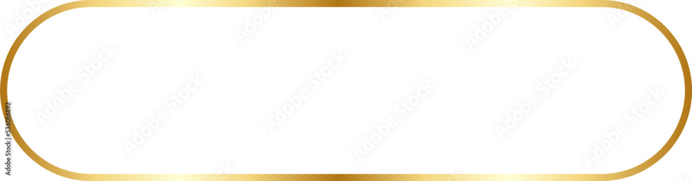 Round Button Gold Border Frame Vector Stock Vector | Adobe Stock