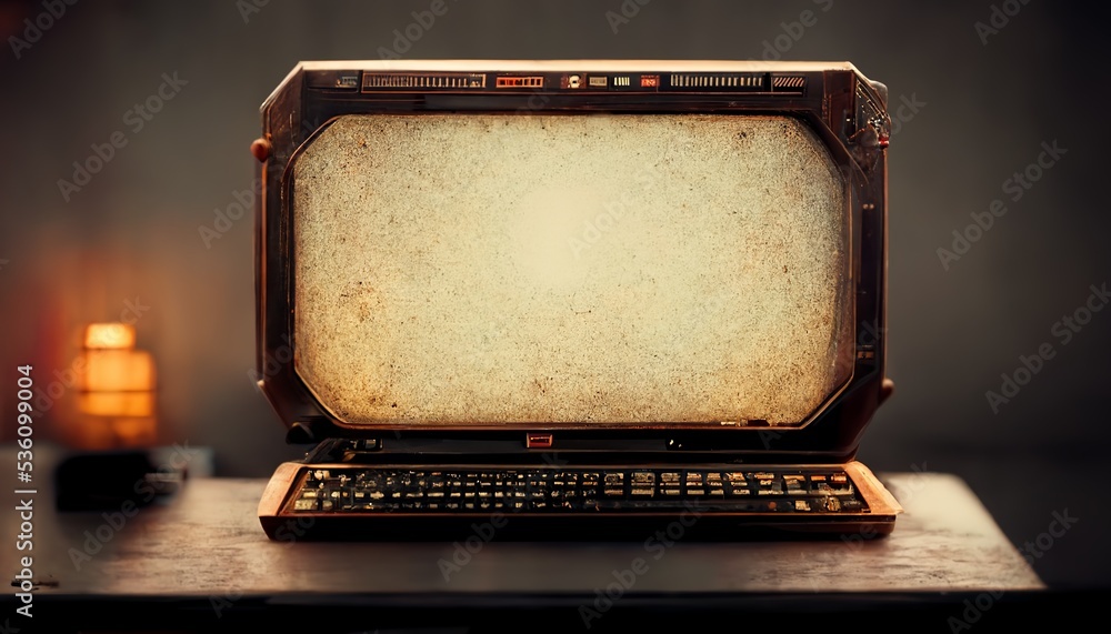 futuristic cyberpunk sci-fi computer screen design Stock Illustration ...