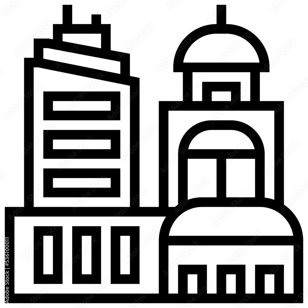 metropolitan icon Stock Vector | Adobe Stock