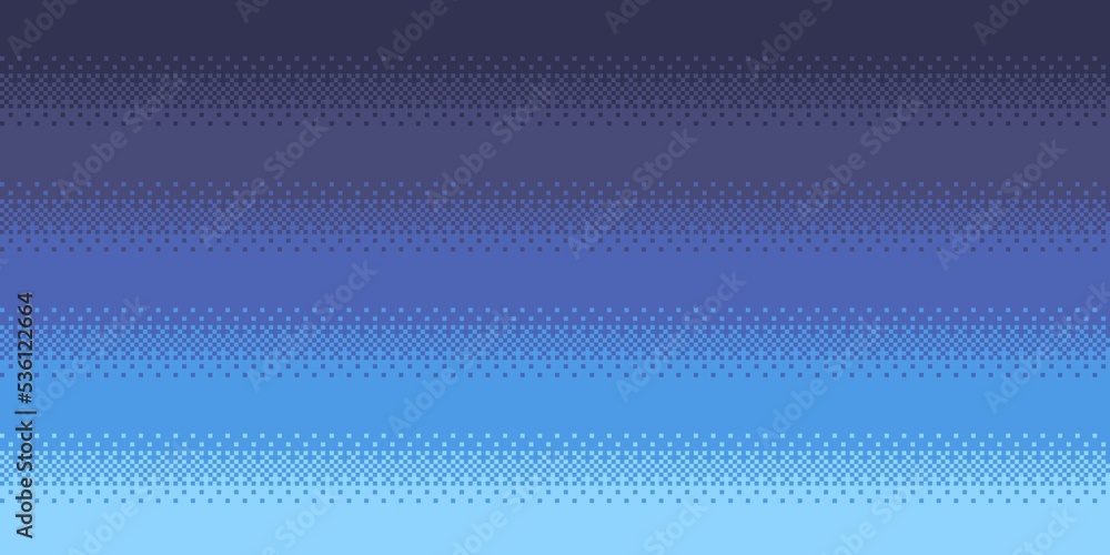 Pixel art background. Horizontal gradient v1.10 Stock Illustration ...
