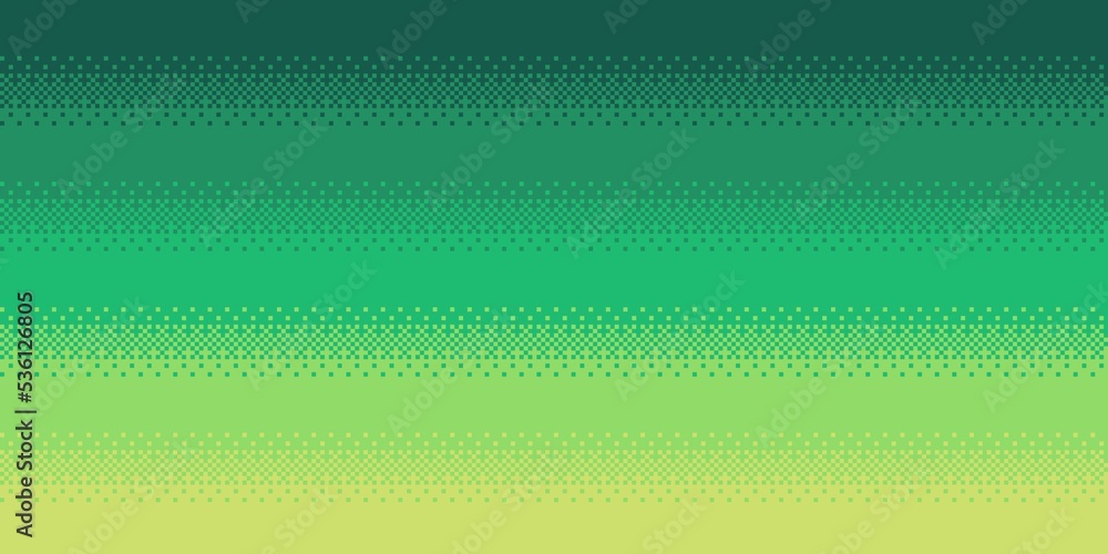 Pixel art background. Horizontal gradient v1.8 Stock Illustration ...