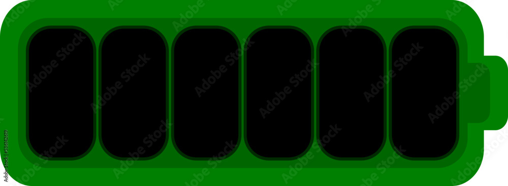 charging animation isolated on transparent background vector Stock ...