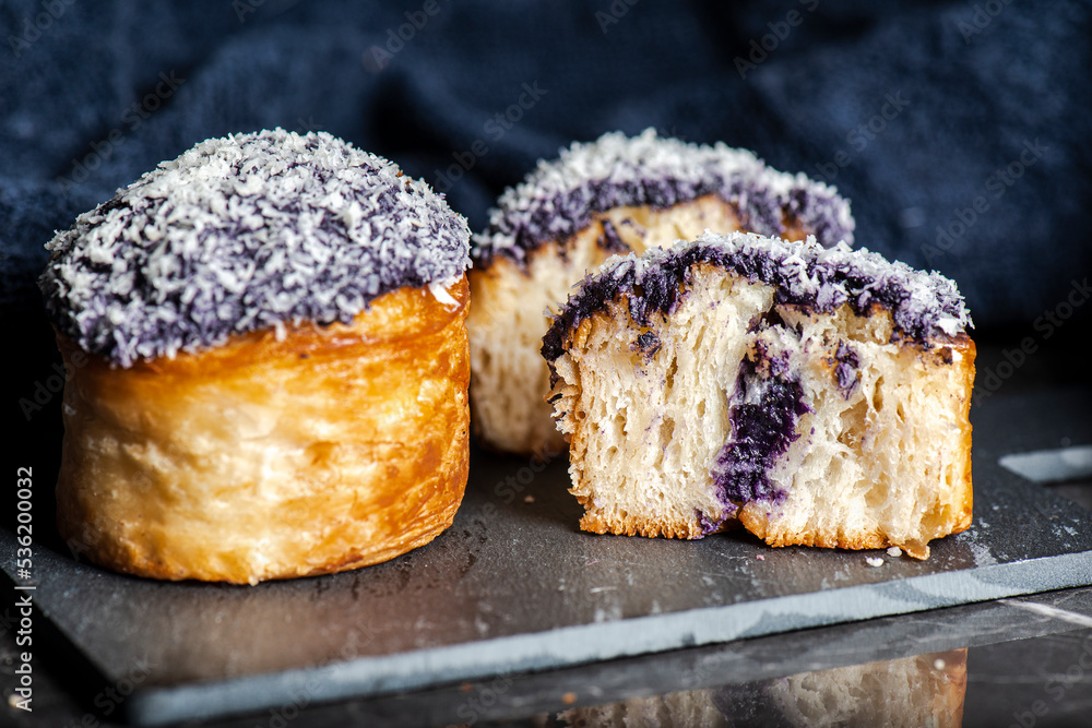 A cruffin is a hybrid of a croissant and a muffin. The pastry is made ...
