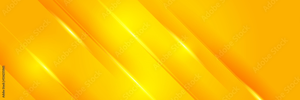 Modern orange yellow abstract background banner. Illustration vector ...