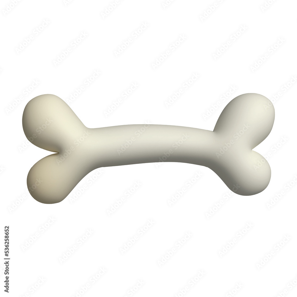 dog' bone 3d object on png background,cat'bone Stock Illustration ...