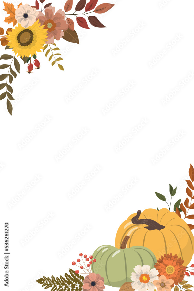 Free Fall Border Templates