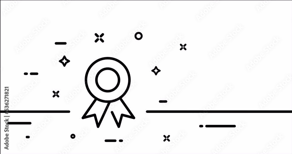 Reward. Award, diploma, checkmark, tick, approved, good job ...