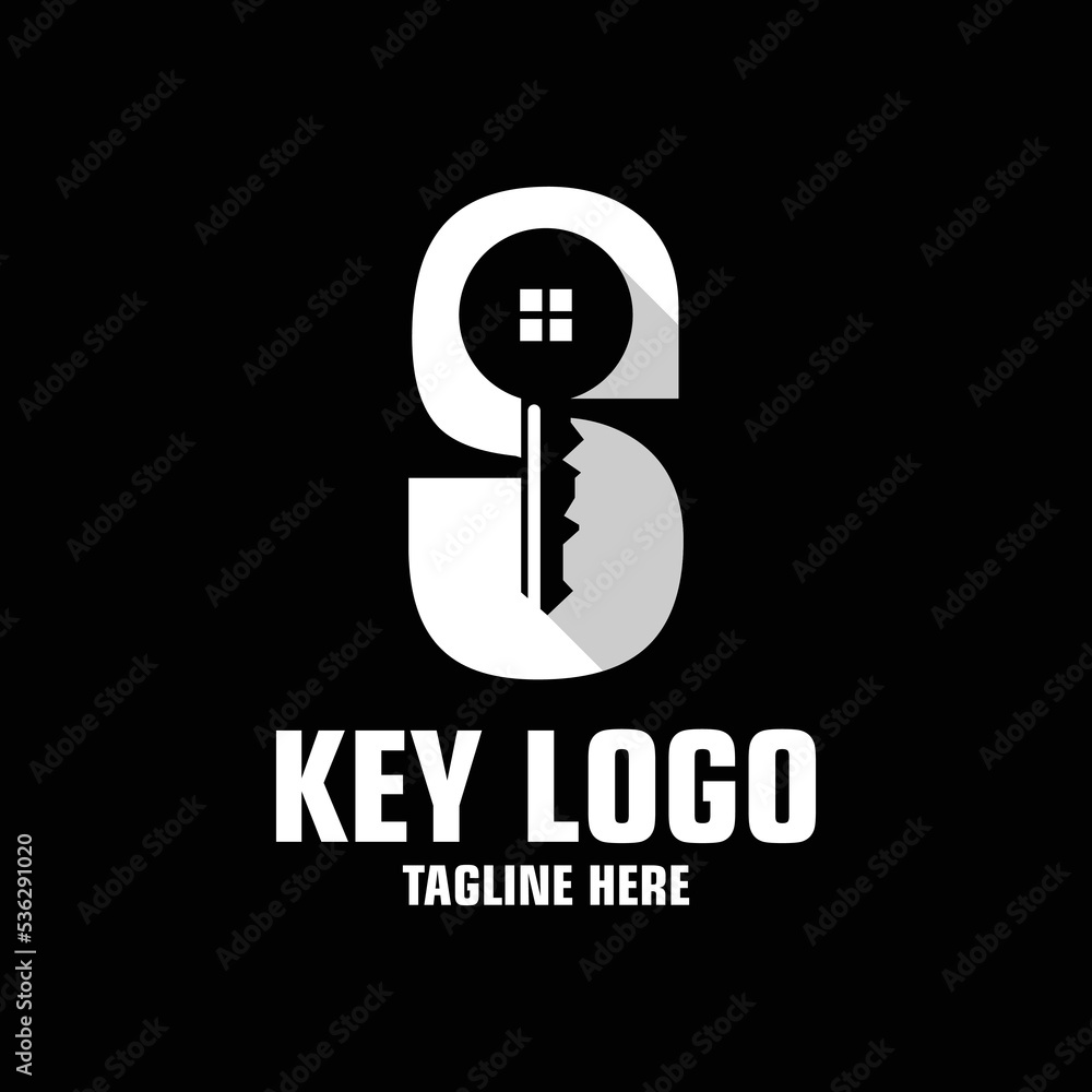 Letter S Key Logo Design Template Inspiration, Vector Illustration ...