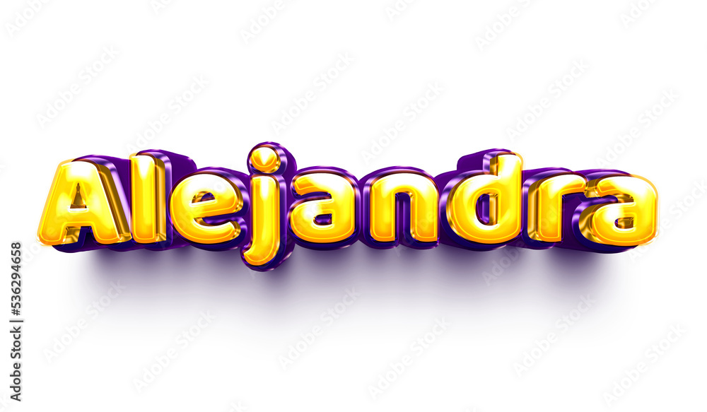 Alejandra names of girls English helium balloon shiny celebration ...