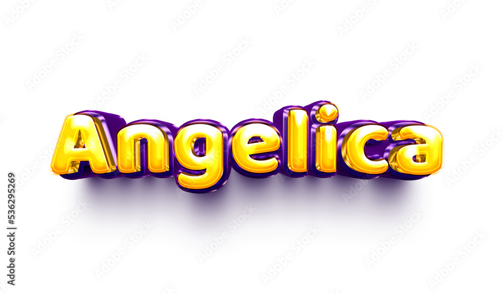 Angelica names of girls English helium balloon shiny celebration ...