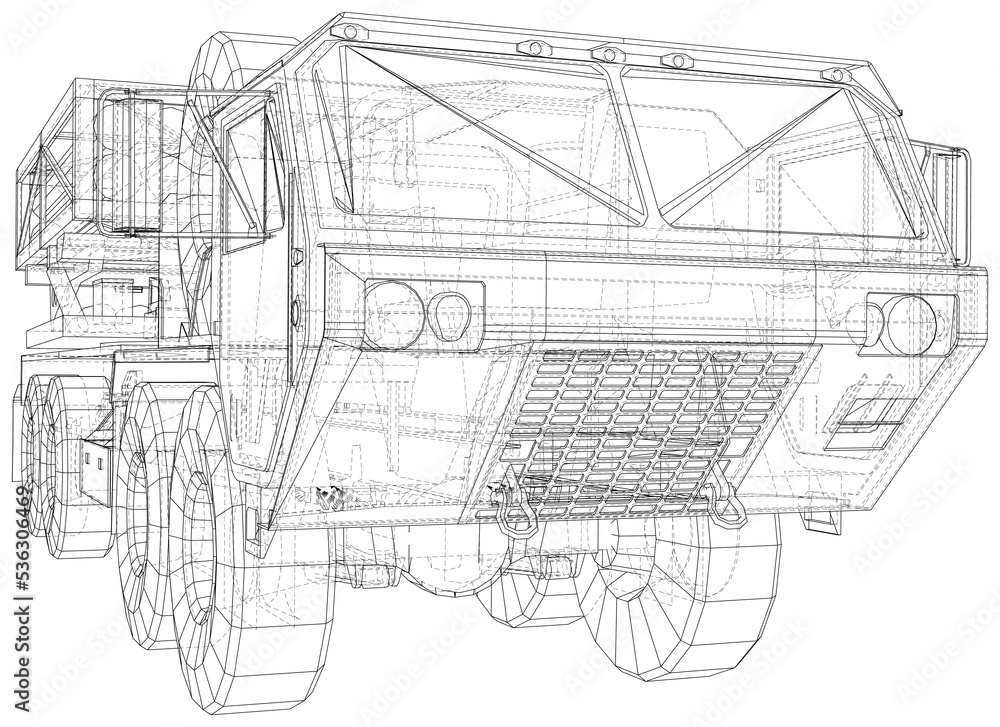 Rocket launcher ready to attack. EPS10 format. Vector created of 3d ...