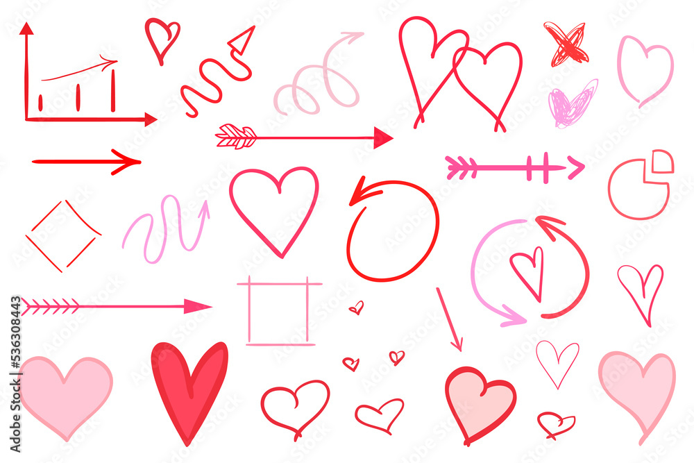 Colorful infographic elements isolated on white. Set of different ...