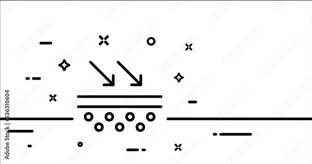 Skin with arrows. Dermatology, Effects on the skin, photoaging ...