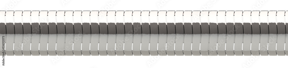 Seamless silver curb chain PNG clip art cut out on transparent ...