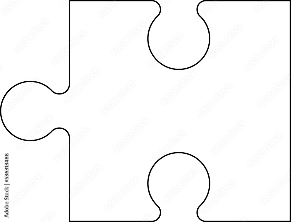 puzzle pieces isolated on a transparent background. Stock Illustration ...