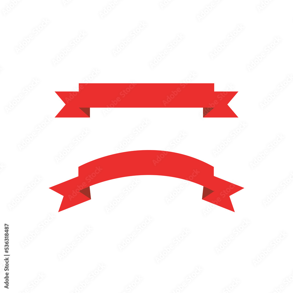 Straight Ribbon Vector