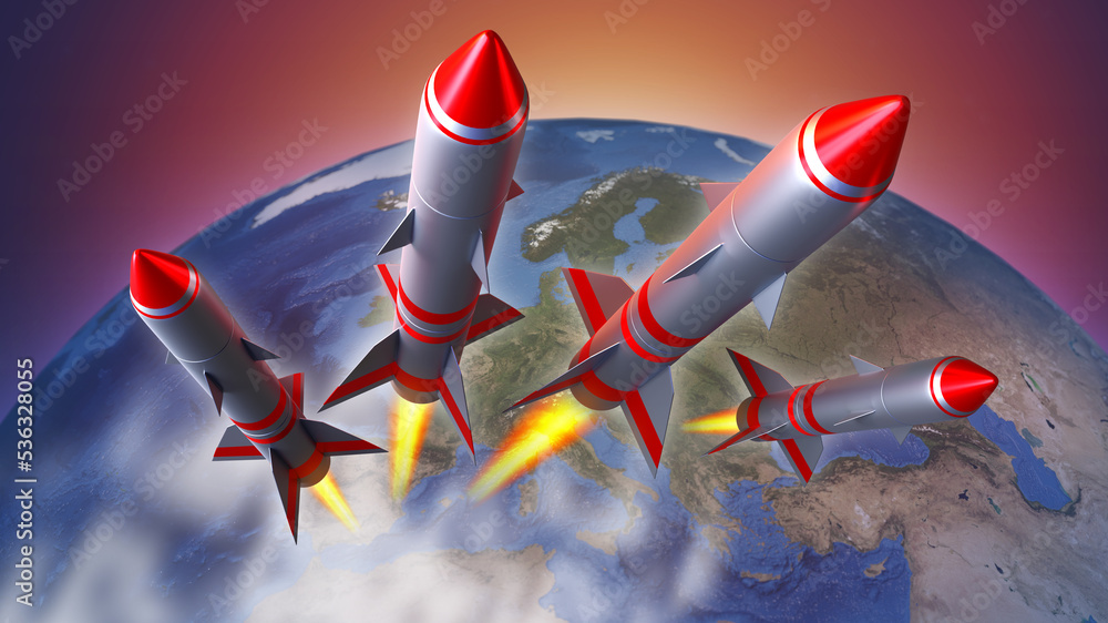 Nasa Lift Off White Background