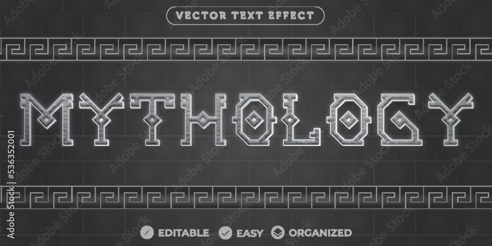Poster Mythology Text Effect,Fully Editable Font Text Effect – Tableau ...