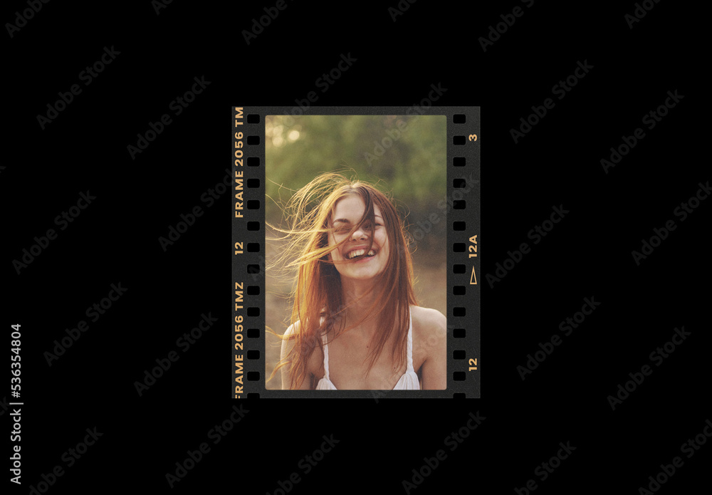 Photo Template Film Slide Frame Effect Mockup Stock Template | Adobe Stock