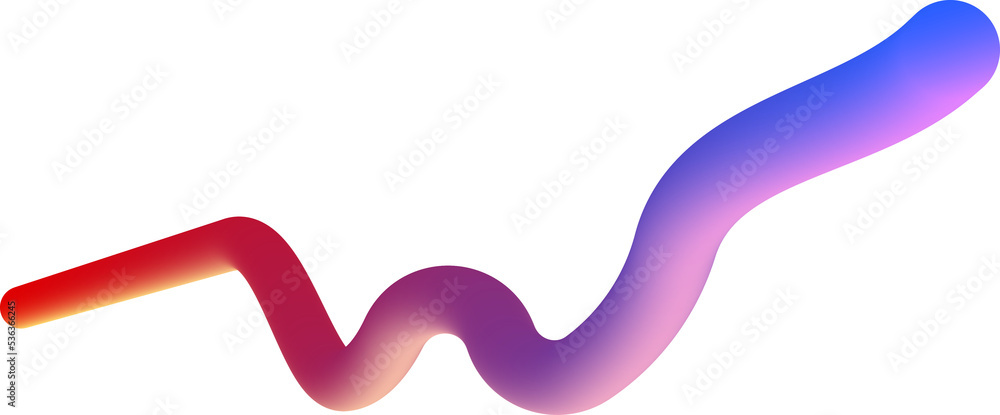 3d gradient shape element clipart, Fluid shape background. Abstract ...