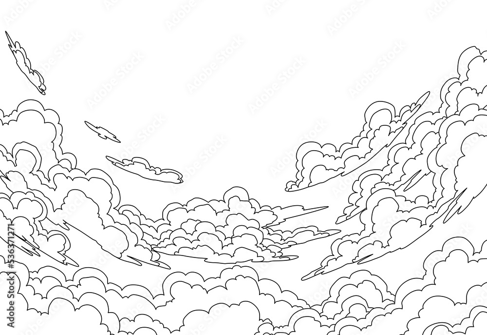 Heaven Clouds Drawings