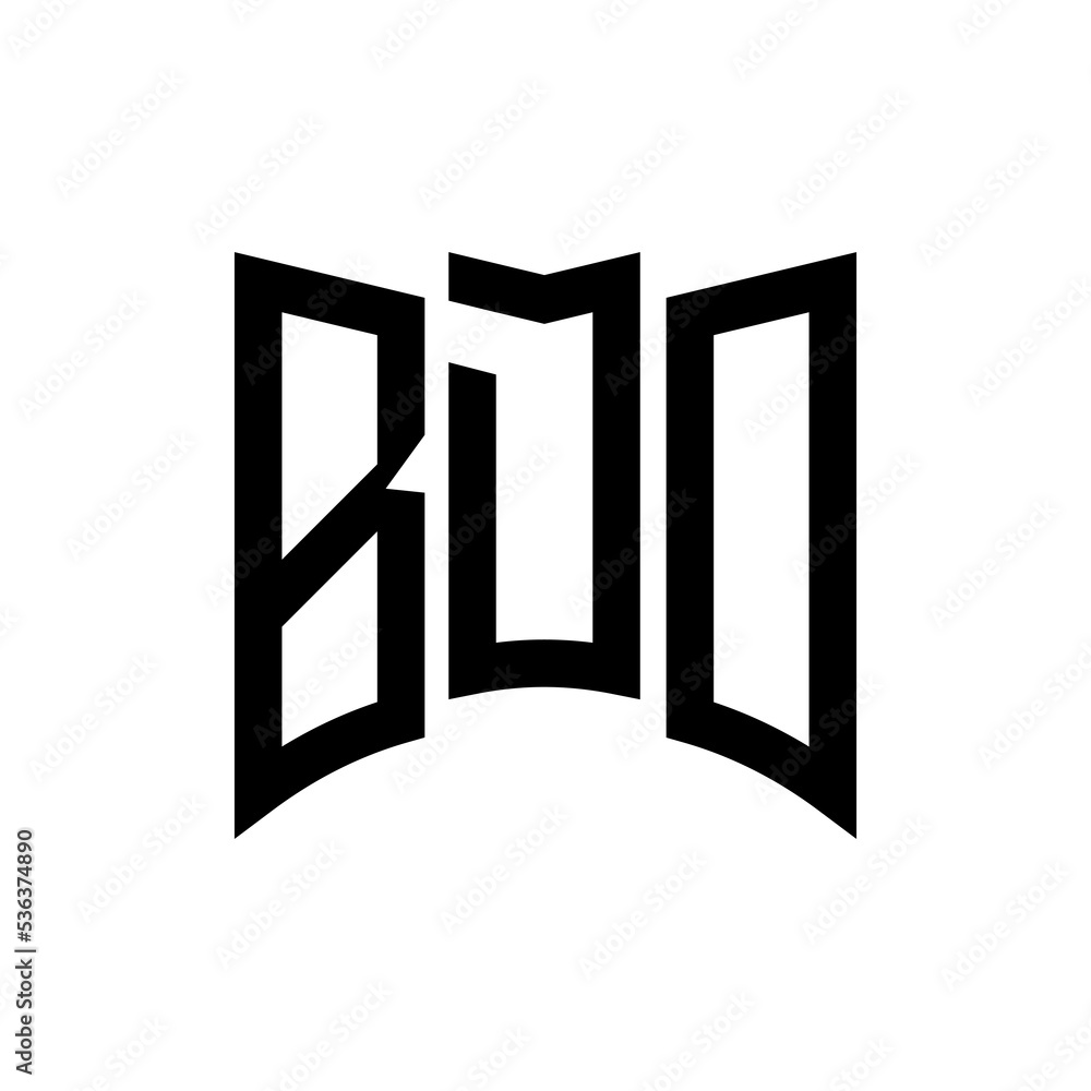 BDO monogram letter logo on white background. BDO letter initial ...