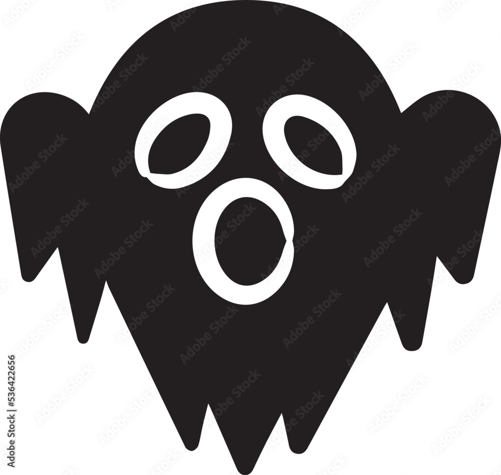 Halloween spooky monsters, scary spirit or poltergeists flying at night ...