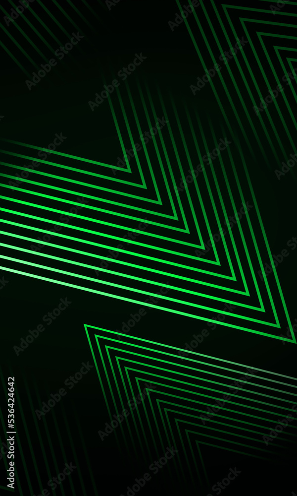 Green Minimalist vertical wallpaper background design with lines Stock ...