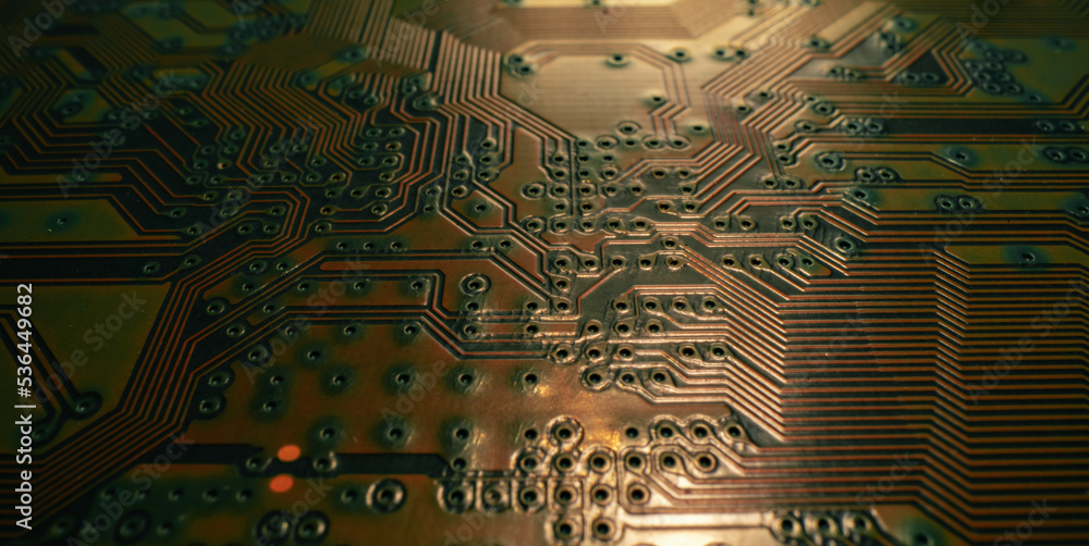 Semiconductors chip. Technology background. High tech electronic ...