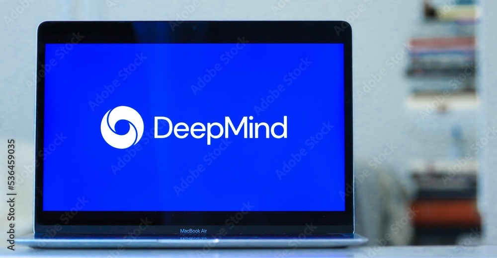 Foto de Logo of Deepmind, a Google AI division that is the creator of ...