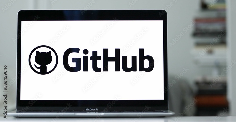 Logo of GitHub, a Microsoft-owned service that provides internet ...