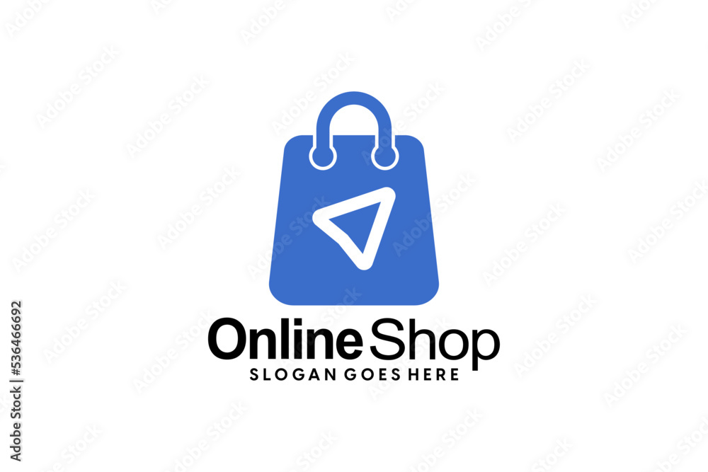 Online Shop Logo designs Template. Illustration vector graphic of ...